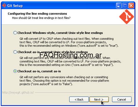 CPanel GIT TortoiseGit FAQ Hosting