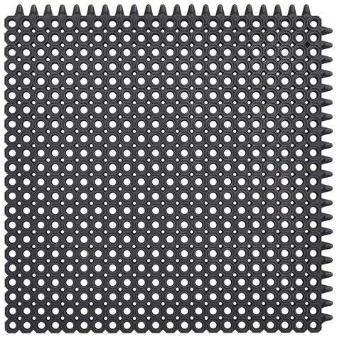 Notrax Interlocking Entrance Mat Tile 20 In X 20 In 20 In Lg 20 In Wd 1 2 In Thick Black