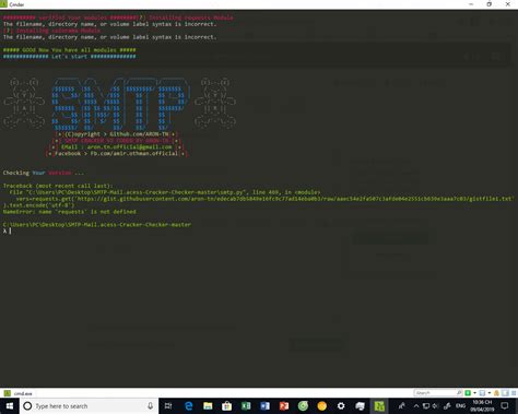 Nameerror Name Requests Is Not Defined · Issue 3 · Aron Tn Smtp Cracker V2 · Github