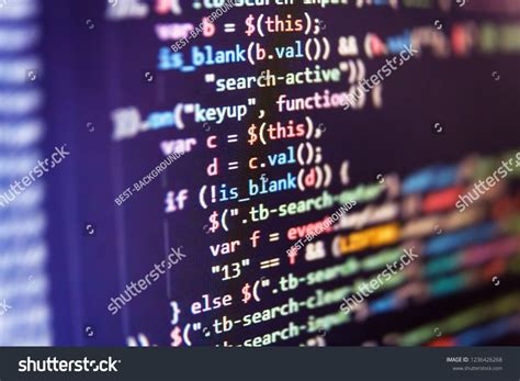 Programmer Developer Screen New Technology Revolution It Coding On Monitor Screen Computer