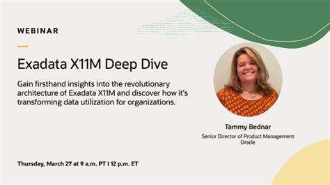 Learn About Oracle Exadata X11m On March 27 Oracle Database Posted On The Topic Linkedin