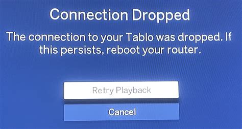 Playback Failing Apparently Randomly With Is Connection Dropped Or Playback Failed Support