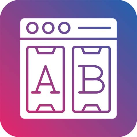 Ab Testing Icon Vector Design 22825331 Vector Art At Vecteezy