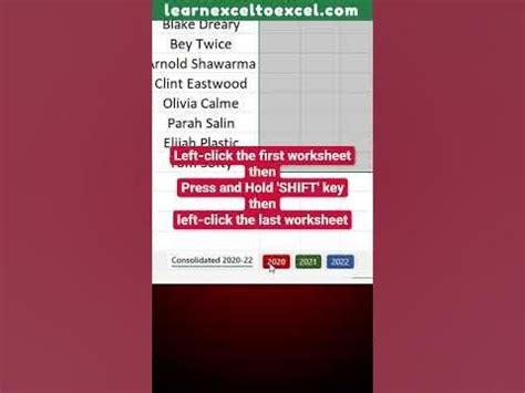 Excel Pro Trick 3d Sum Multiple Worksheets In Excel Learn Excel 3d