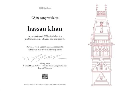 Hassan Khan On Linkedin Cs50 Harvard Codingjourney Gratitude