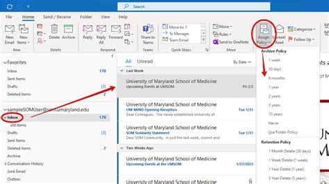Microsoft Email Archiving