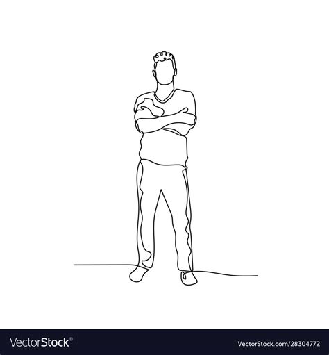 Arms Crossed Drawing