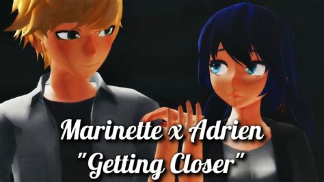 Mmd Getting Closer Marinette And Adrien Miraculous Ladybug Funny