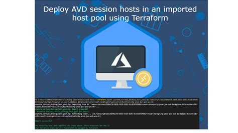 Deploy Avd Session Hosts In An Imported Host Pool Using Terraform Johan Vanneuville