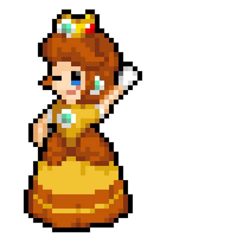Princess Daisy Pixel Art