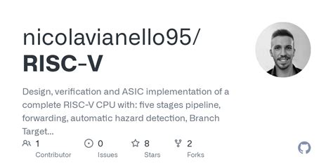 Github Nicolavianello Risc V Design Verification And Asic Implementation Of A Complete