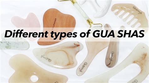 Gua Shas For Massage Different Types Of Gua Sha Skin Care Recommendation Precautions Youtube