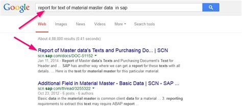 Solved Mm60 Report Long Text Sap Community