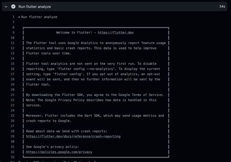 Disable Analytics · Issue 190 · Subositoflutter Action · Github