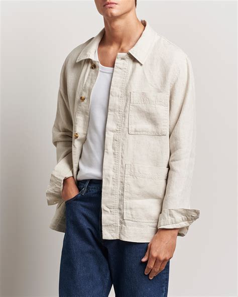 Polo Ralph Lauren Linen Overshirt Newport Navy At
