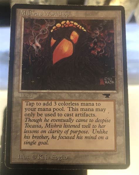 Mtg Magic The Gathering Mishras Workshop Antiquities Ebay Uk
