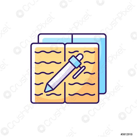 Homework Rgb Color Icon Stock Vector 3812910 Crushpixel