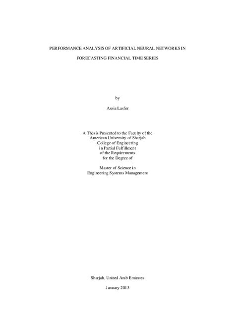Pdf Performance Analysis Of Artificial Neural Network Intrusion Detection Systems
