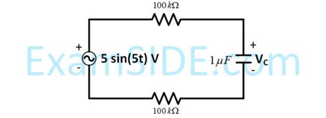 gate ece 2018 sinusoidal steady state response question 6 network