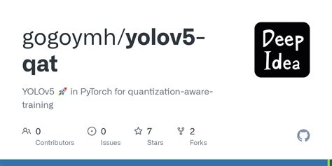 github gogoymh yolov5 qat yolov5 🚀 in pytorch for quantization aware