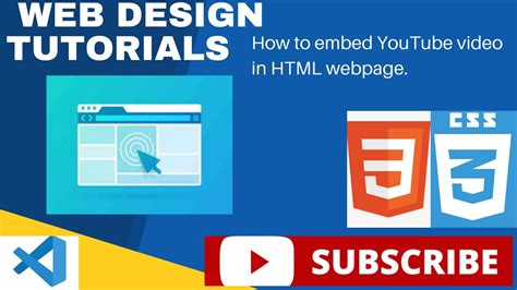 How To Embed Youtube Video In Html Webpage Html Css Javascript