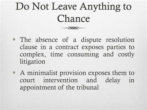 Drafting Dispute Resolution Clauses Premier LC ADR Consultants