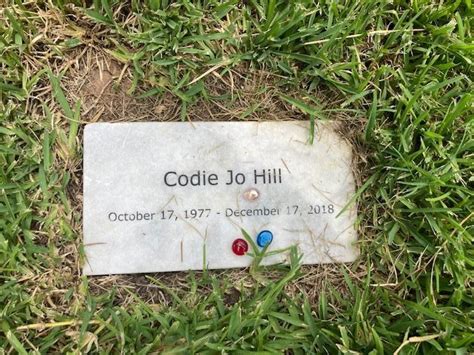 Codie Jo Hill 1977 2018 Find A Grave Memorial