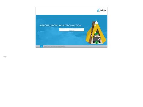 Snowcamp 2016 Apache Unomi Introduction Ppt