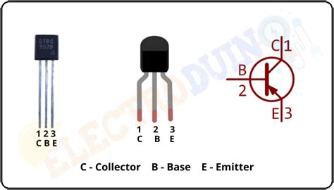 BC Transistor Pin Diagram Specifications Datasheet ElectroDuino
