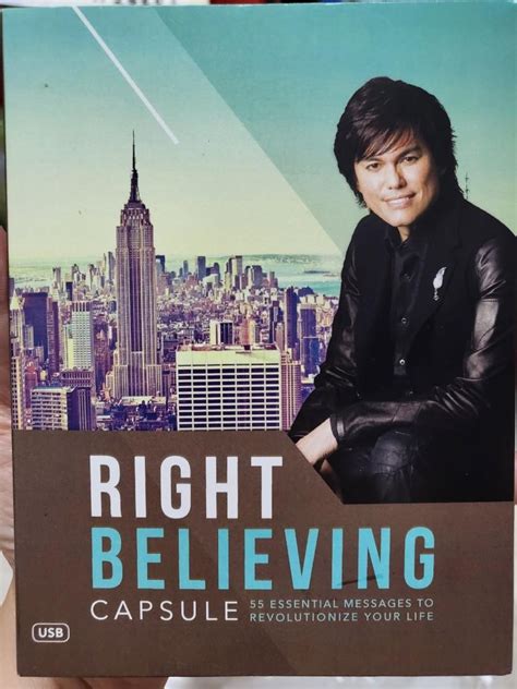 Joseph Prince Right Believing Capsule Hobbies And Toys Memorabilia