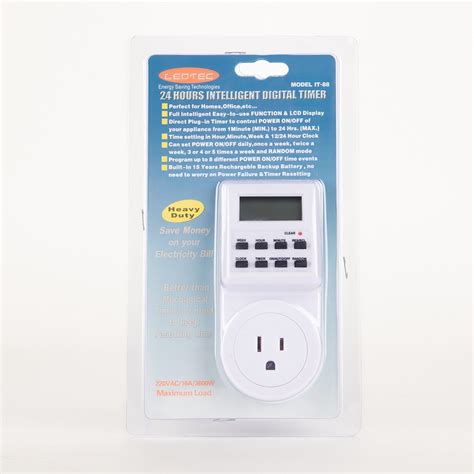Ledtec Digital Timer For Cooking Appliance Electric Fan And Other