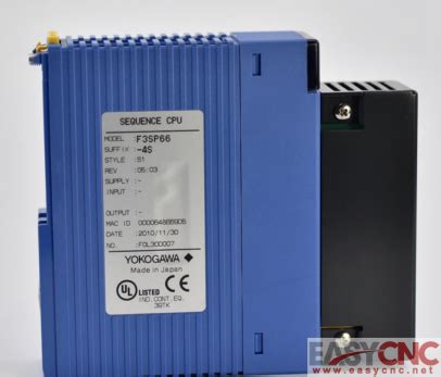 EASYCNC ONLINE SHOPPING YOKOGAWA F3SP66 4S SEQUENCE CPU USED