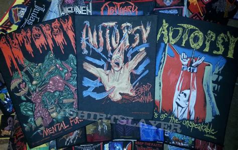 Autopsy Back Patch Collection Tshirtslayer Tshirt And Battlejacket