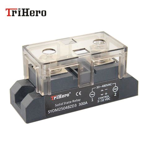 300A Industrial Grade Solid State Module Relay Single Phase SSR 300da DC To AC SSR SSR And