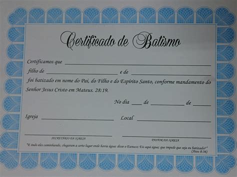 Modelo De Certificado Do Batismo Porn Sex Picture