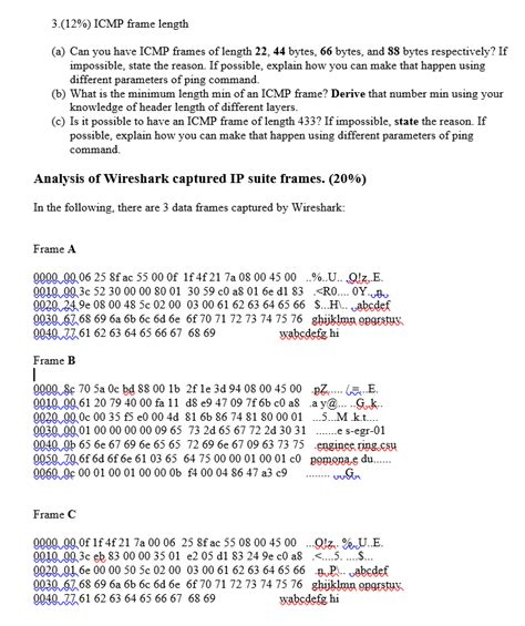 3 1290 Icmp Frame Length A Can You Have Icmp