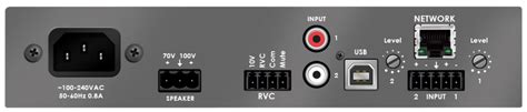 Stewart Audio DSP100 1 CV D 100W DSP Processor 70V 100V 2 Dante Channels In Full Compass Systems