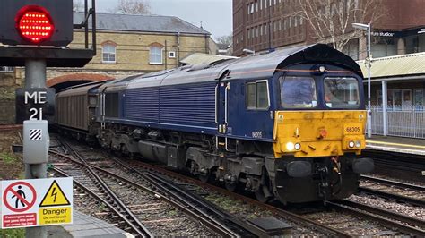 Rare Ex Drs 663 6m45 Water Train Class 66 66305 Gbrf