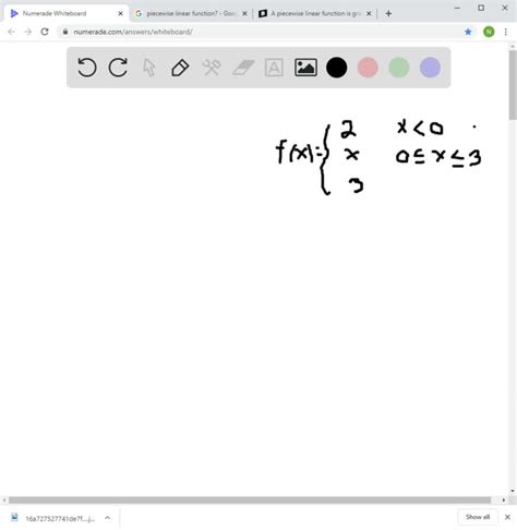What Is A Piecewise Linear Function Numerade