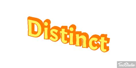 distinct word animated logo designs