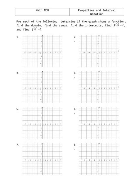 Doc Worksheet Properties And Interval Notation Dokumen Tips