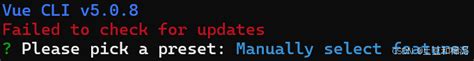 创建vue3项目以及报错的解决方法集合vue Create 创建项目报错 Csdn博客