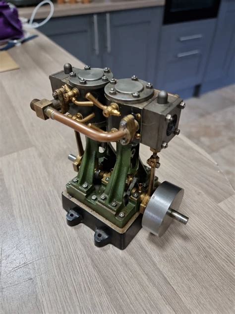 A Fine Vintage Stuart Turner D10 Twin Cylinder Live Steam Engine £595 00 Picclick Uk