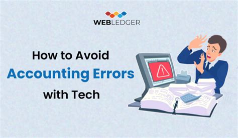How To Avoid Accounting Errors With Tech Webledger