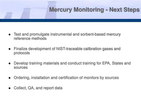 Ppt Update On Mercury Emissions Monitoring Under Camr Powerpoint Presentation Id6572721