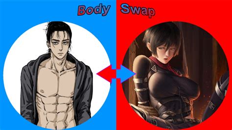 Body Swap Mikasa And Eren By Denki Kun1 On Deviantart