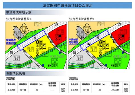 附件1 公明田寮 玉律片区 法定图则玉昌西路（玉园 一路 玉园二路段）规划调整方案公示文件
