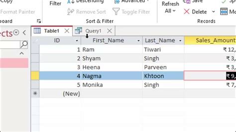 how to use sum formula in microsoft access query computerexcelsolution youtube