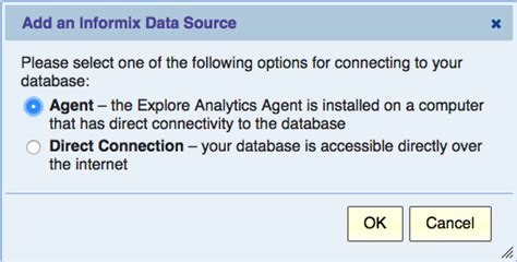 Configuring An Informix Data Source Explore Analytics The Wiki