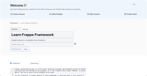 Onboarding Add A Progress Map Chart · Issue 448 · Frappelms · Github